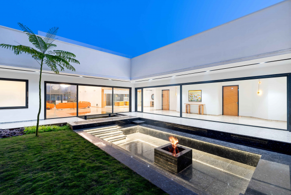 Aj House By Autumn Bliss | Pool Side Lawn of Aj House By Autumn Bliss ...